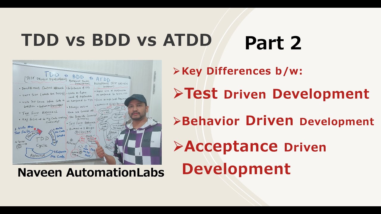2 Tdd Vs Bdd Vs Atdd Key Differences Youtube