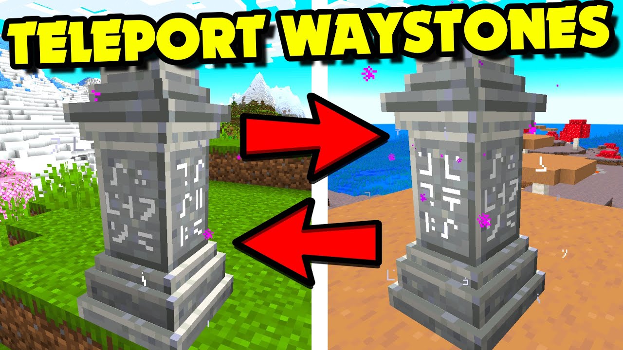 Teleport Waystones Sharestones Portstones Scrolls Waystones Mod