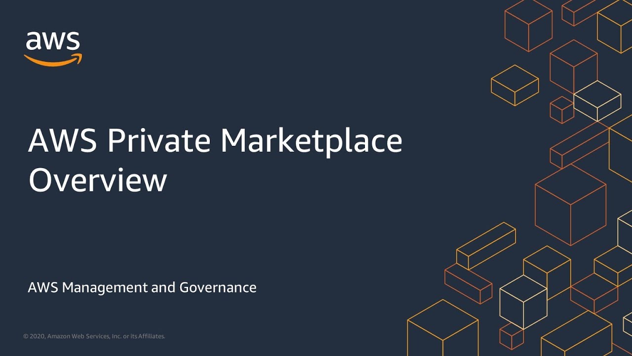 Aws Private Marketplace Overview Youtube