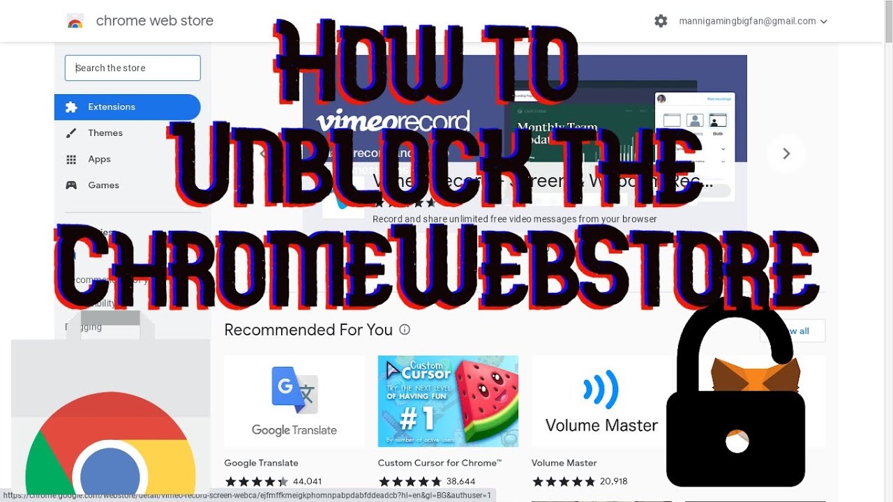 How To Unblock Admin On Chrome Web Store