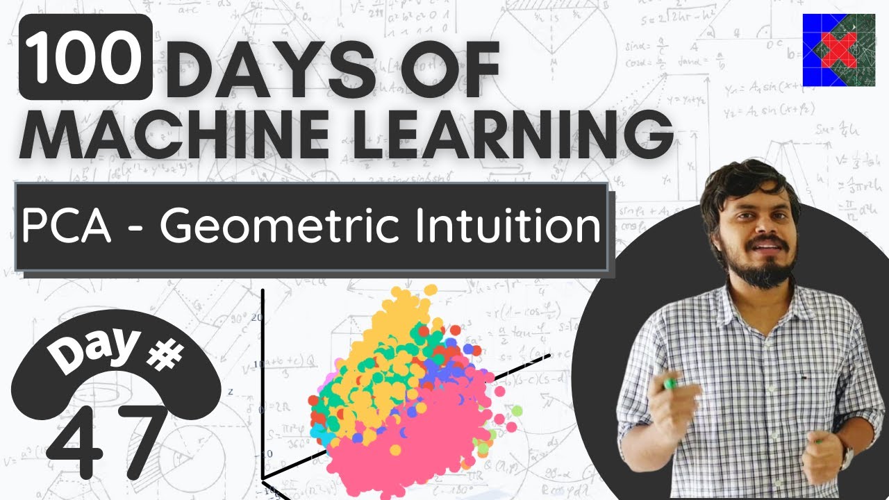 Principle Component Analysis Pca Part 1 Geometric Intuition Youtube