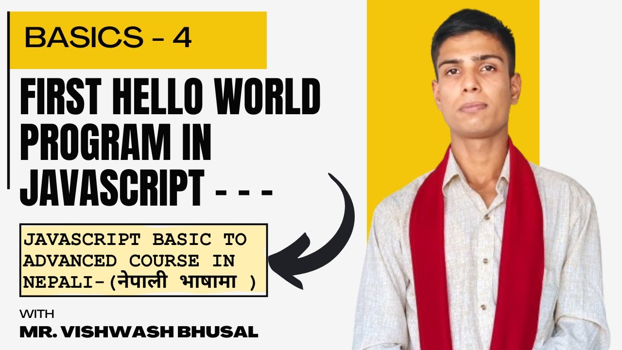 4 Javascript Hello World Program Javascript Basic To