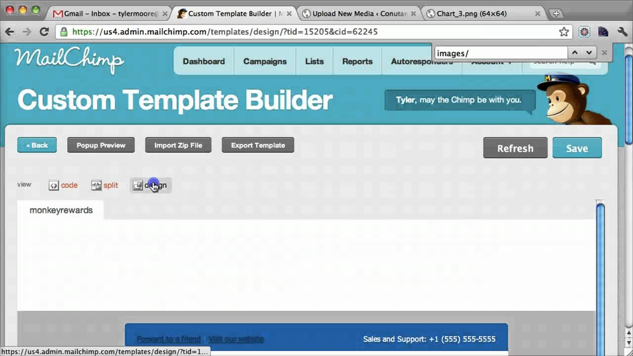 Mailchimp Tutorial Email Template