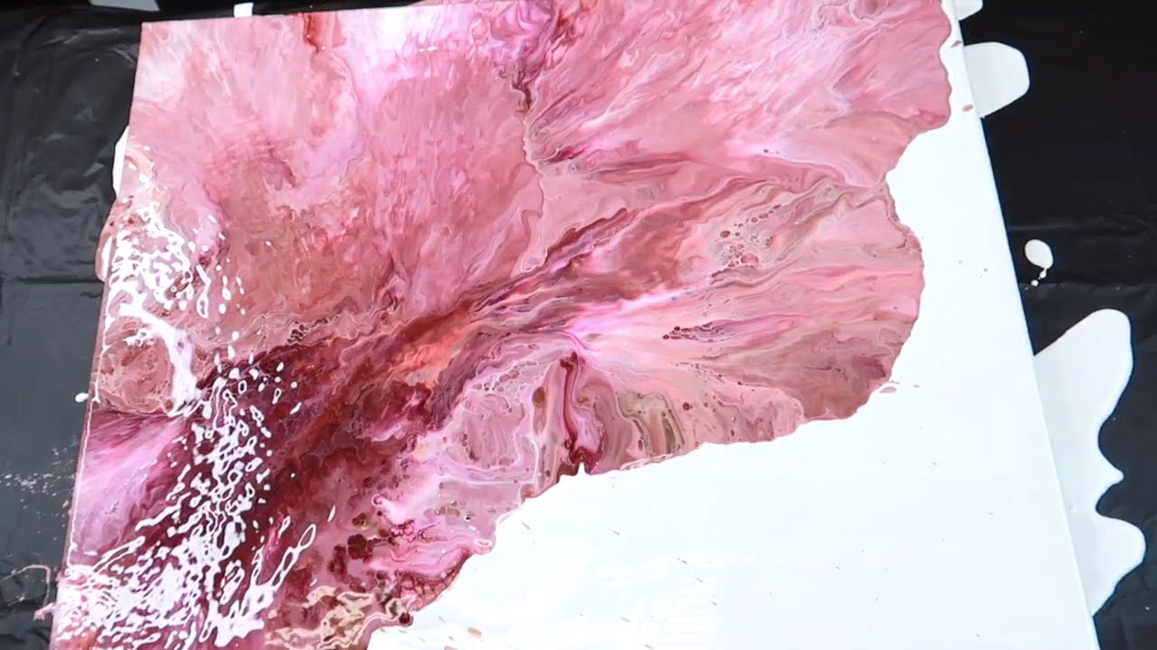 Dutch Pouring Technique Acrylic Painting Youtube