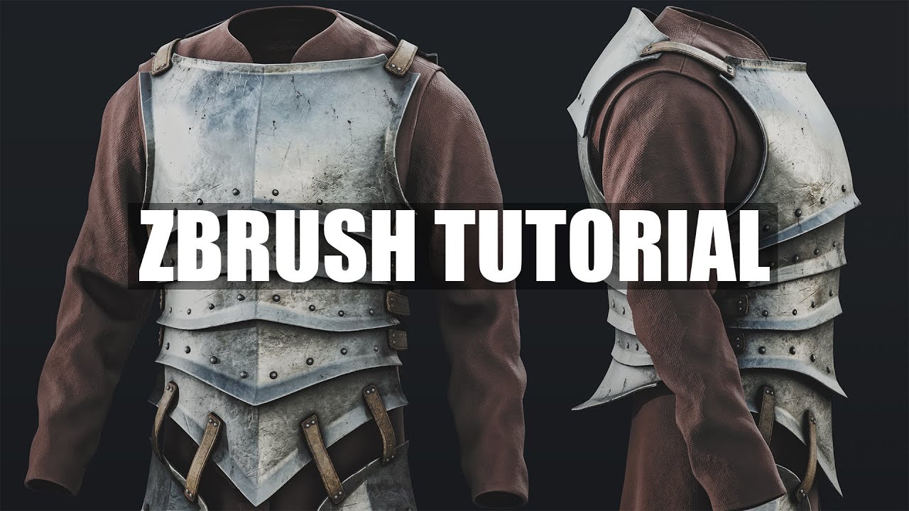 How To Create Armor In Zbrush Tutorial Youtube