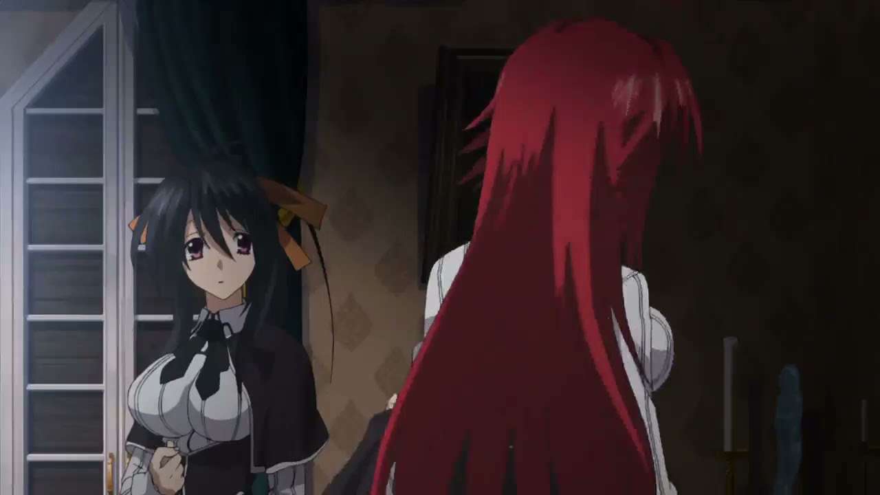 High School Dxd Rias Gremory Takes Off Her Clothes Uncensored Scene