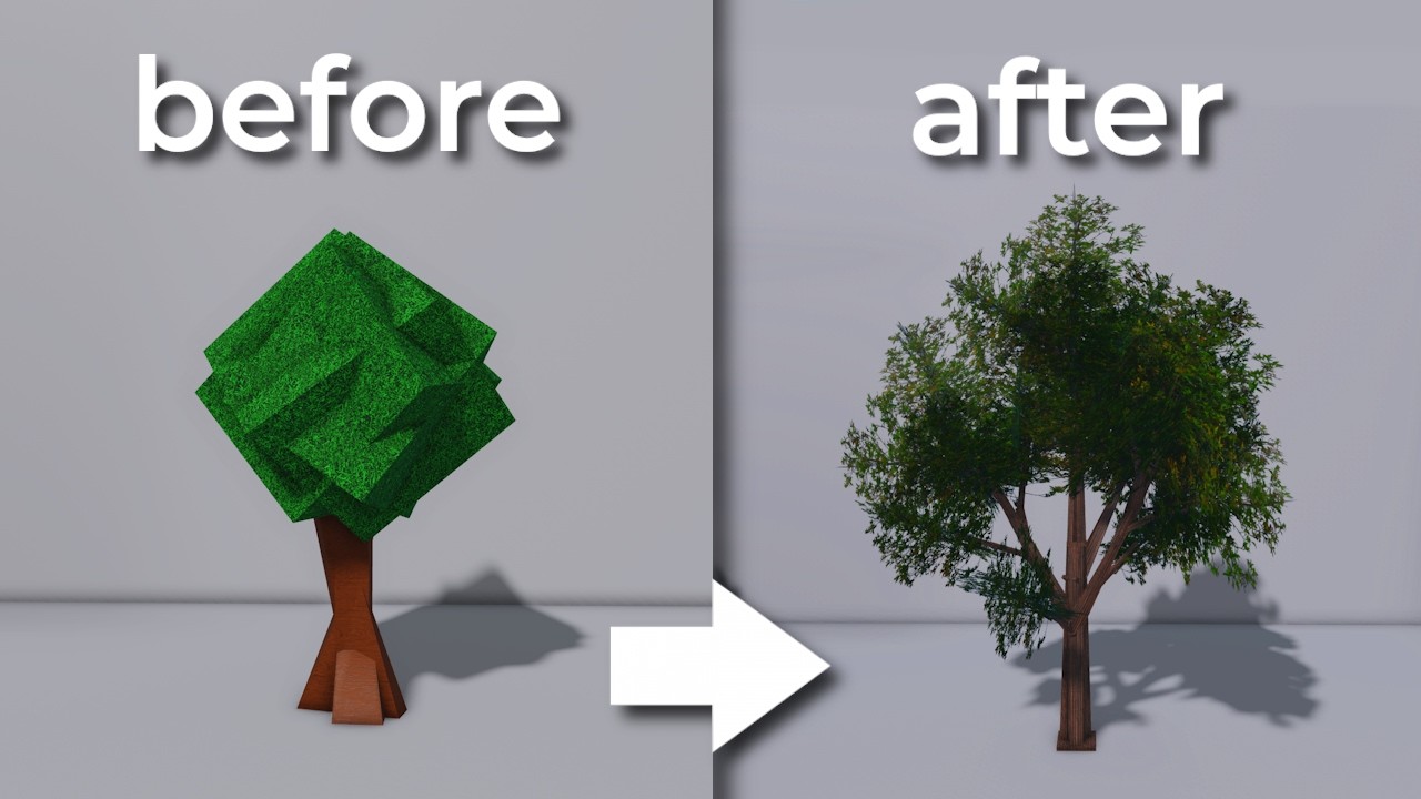 How To Make Realistic Trees In Bloxburg Youtube