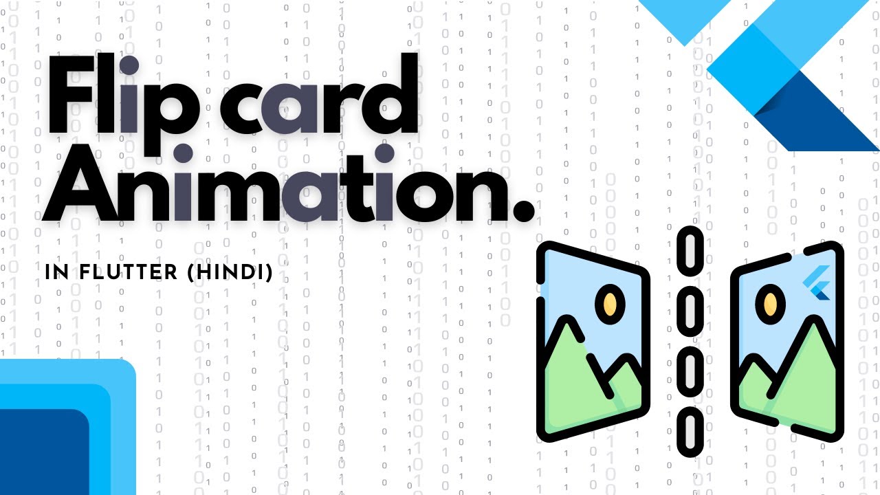 Flutter Tutorial Flip Card Animation In Flutter Youtube