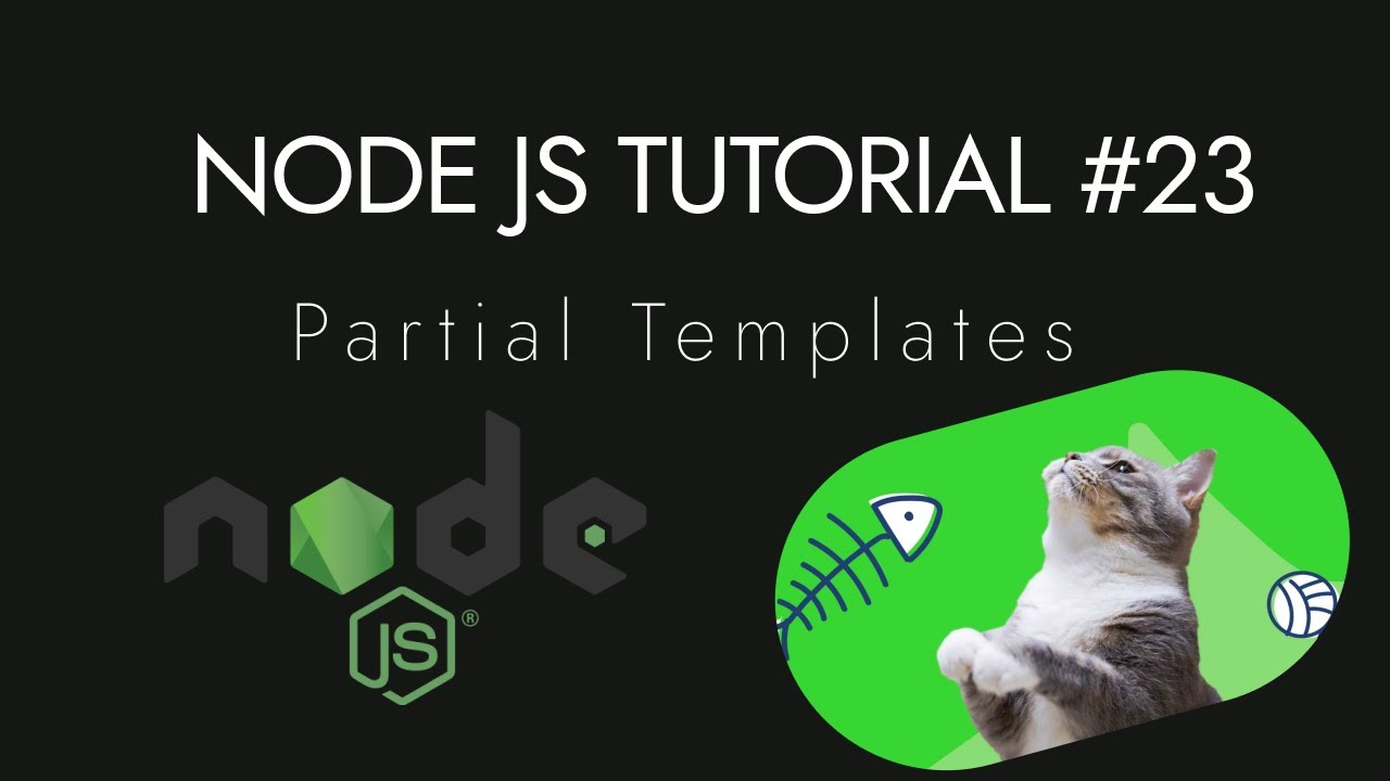 Node Js Crash Course Tutorial 23 Partial Templates Youtube
