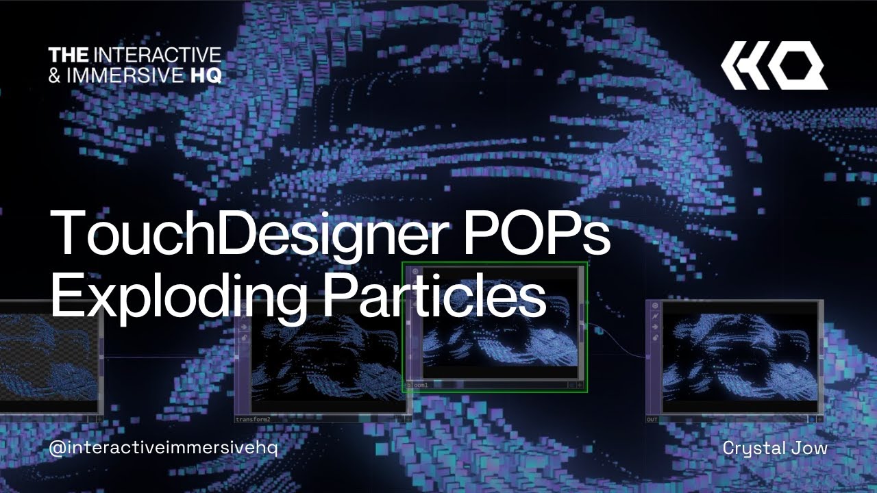 Touchdesigner Pops Exploding Particles Touchdesigner Tutorial 213