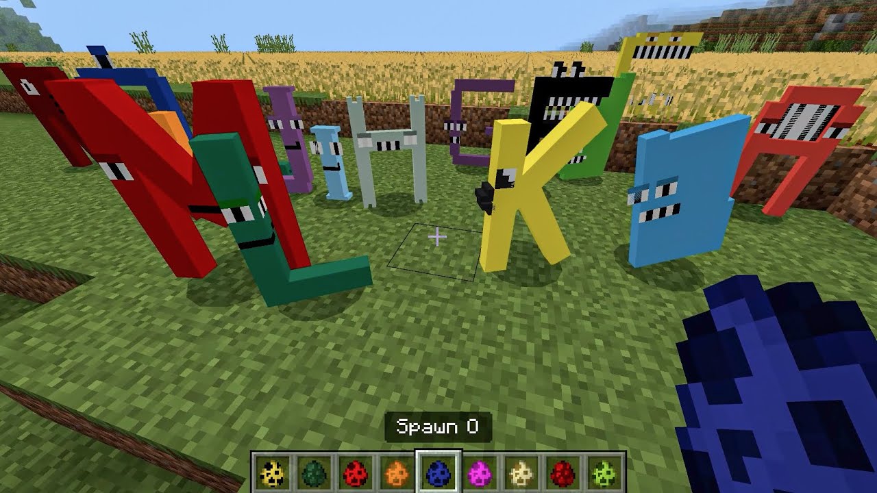 Alphabet Lore Addon In Minecraft Pe Youtube
