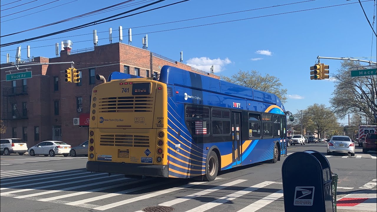 Mta Nyct Bus 2016 2017 New Flyer Xn40 741 On The Bx31 Youtube