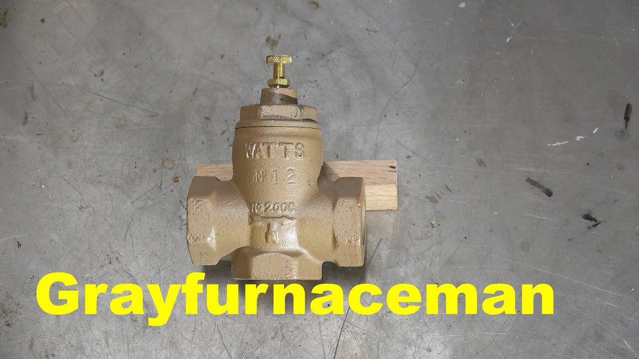 The Watts 2000 Boiler Flow Regulator Youtube