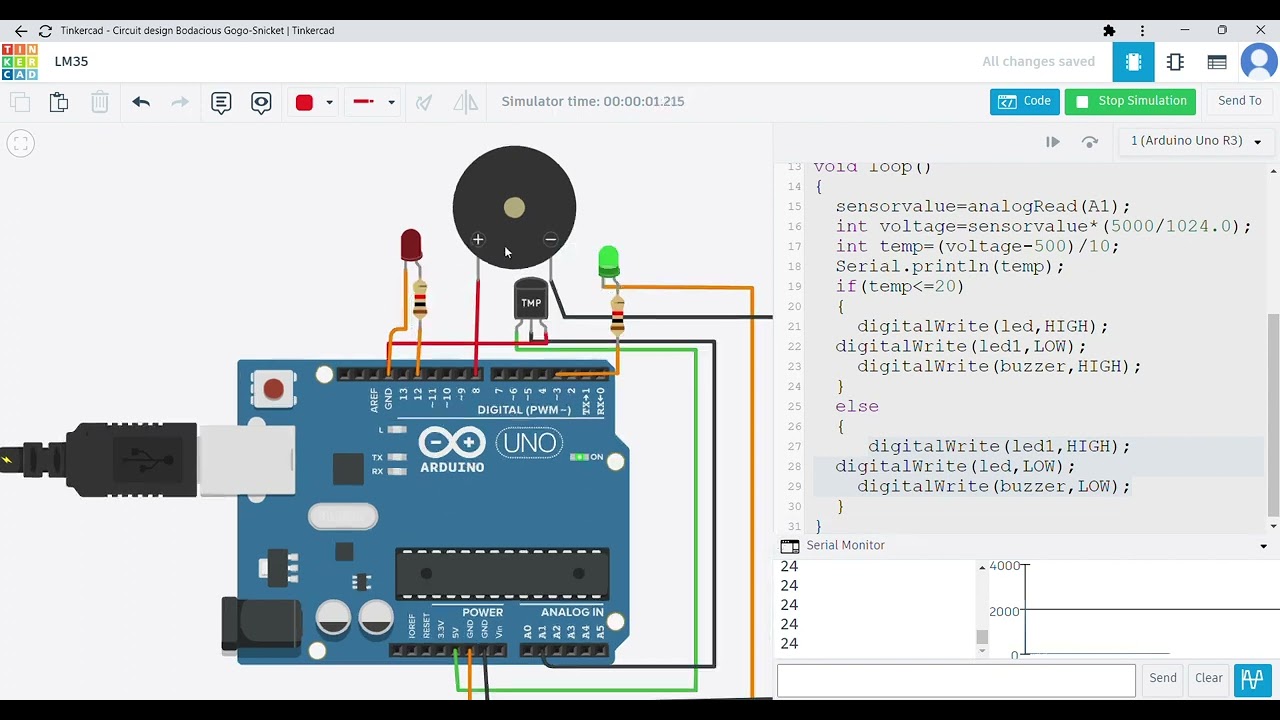 Lm35 Temperature Sensor Interfacing With Arduino Board