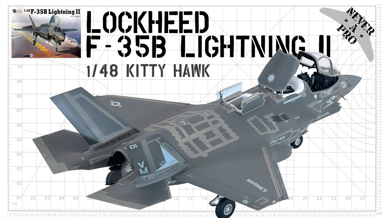 Lockheed F 35b Lightning Ii 1 48 Kitty Hawk Full Scale Model Kit