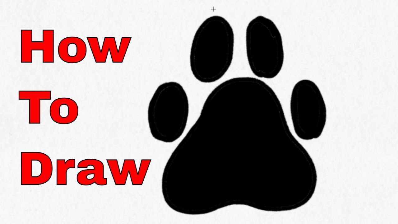 Draw Dog Paw
