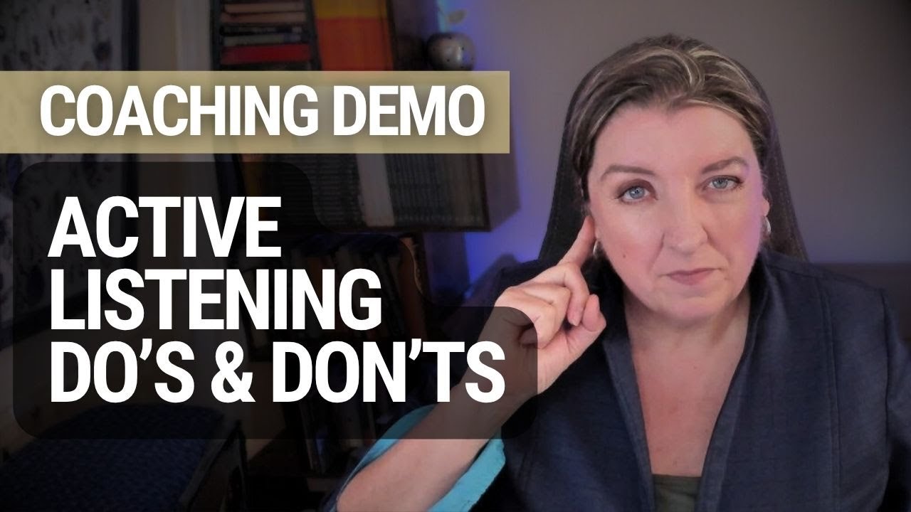 Active Listening Demonstration Life Coaching Example With Mcc Colleen