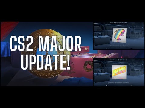 Cs2 Major Update új Matricák és Az új Coin Youtube