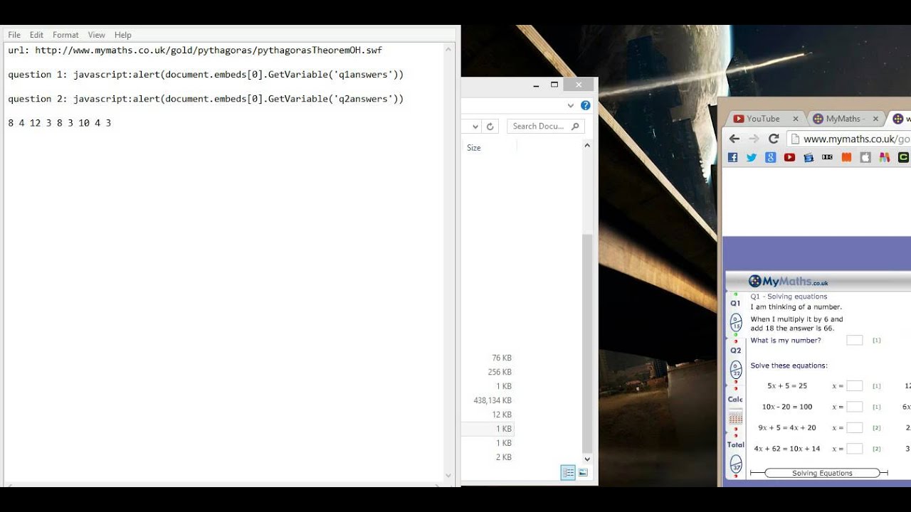 How To Hack Mymaths Youtube