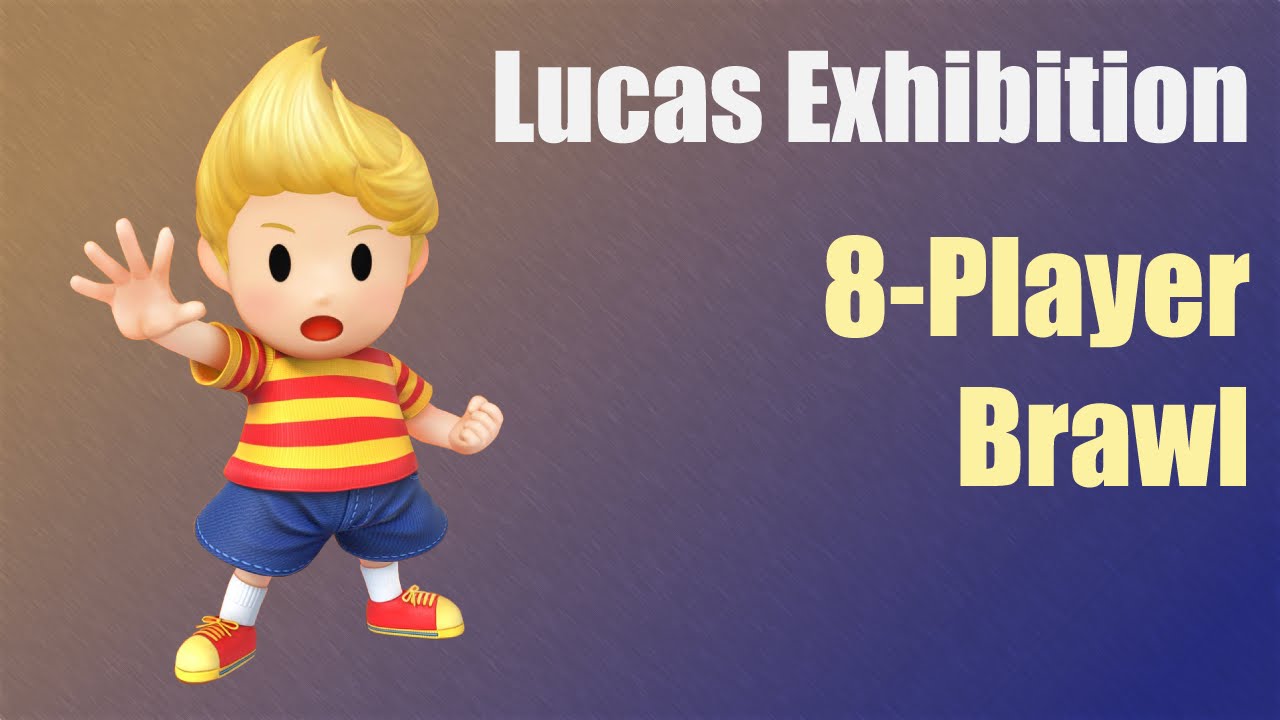Lucas Exhibition 8 Player Brawl Super Smash Bros Wii U Youtube