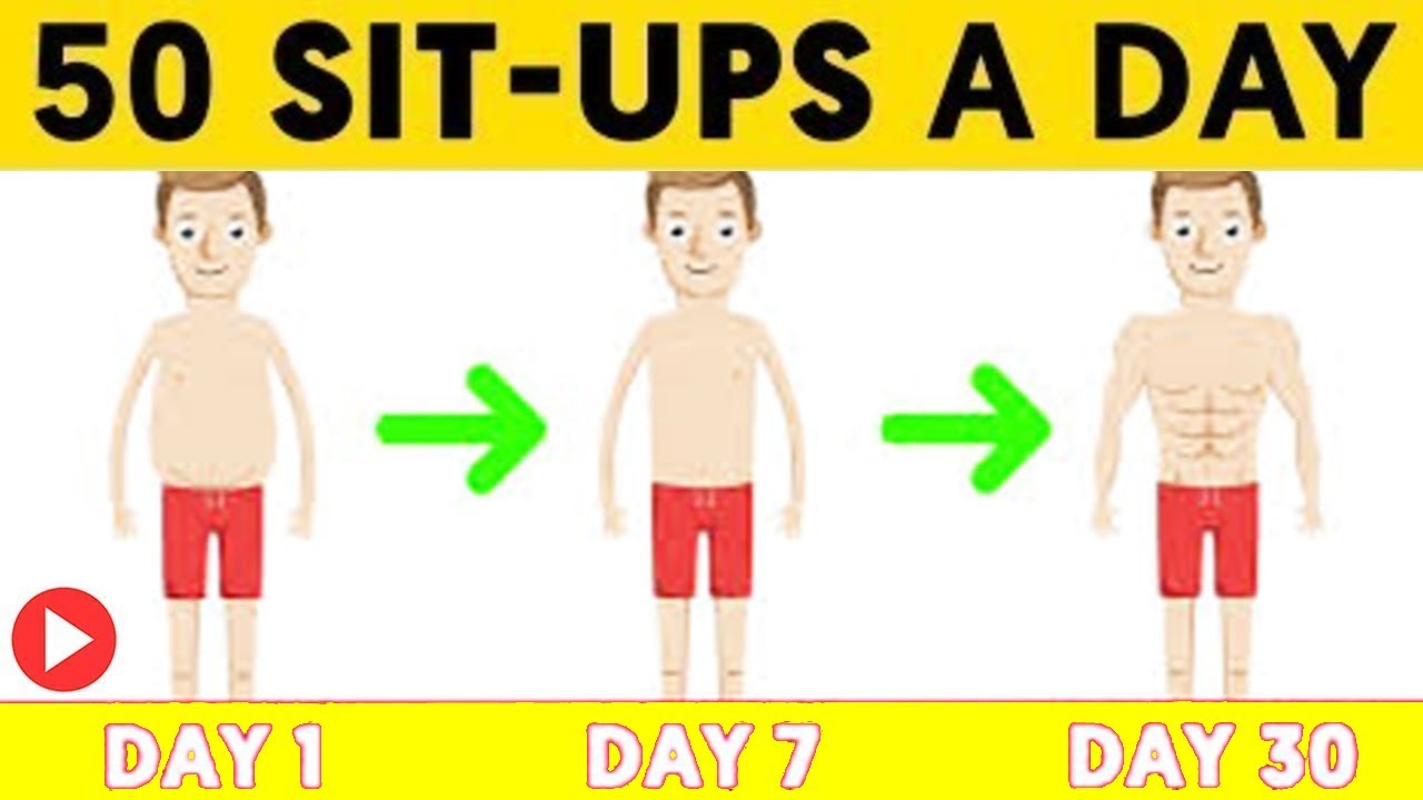 This Is What Will Happen When You Do 50 Sit Ups A Day Youtube