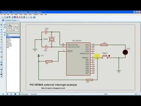 Pic16f84a External Hardware Interrupt Example With Ccs C