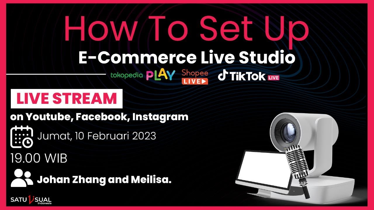 Bicara Streaming How To Set Up E Commerce Live Studio Youtube