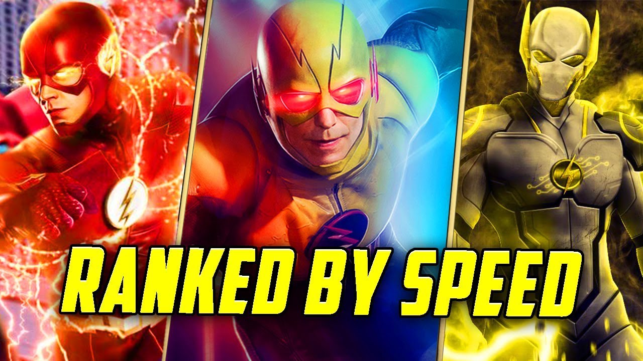 The Flash Speedsters Ranked By Speed Youtube