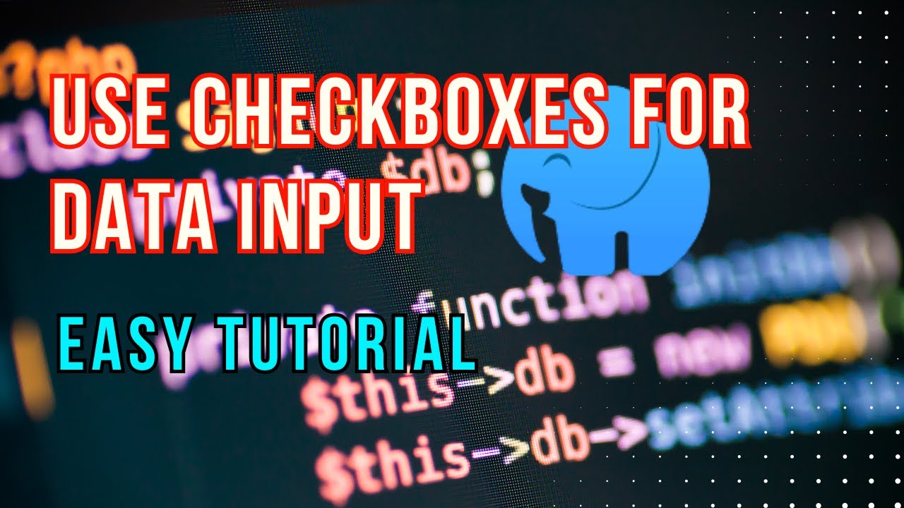 How To Use Checkboxes For Data Input In Php Easy Tutorial Youtube