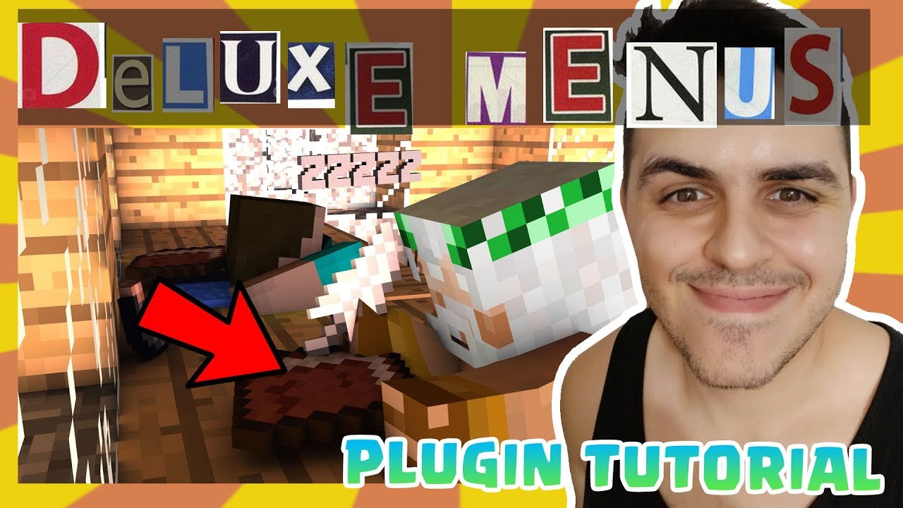 Minecraft Plugin Tutorial Deluxemenus Youtube