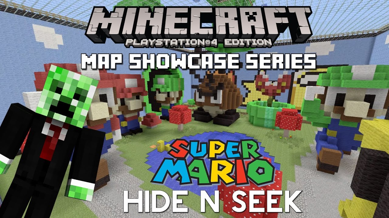 Ps3 Ps4 Minecraft Map Showcase Episode 134 Super Mario Hide N Seek