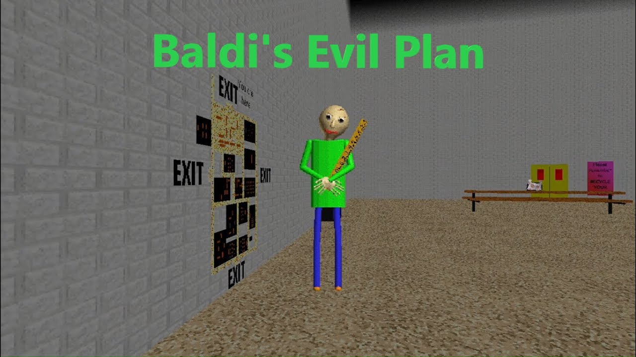 Baldi S Evil Plan Baldi S Basics Mod Youtube