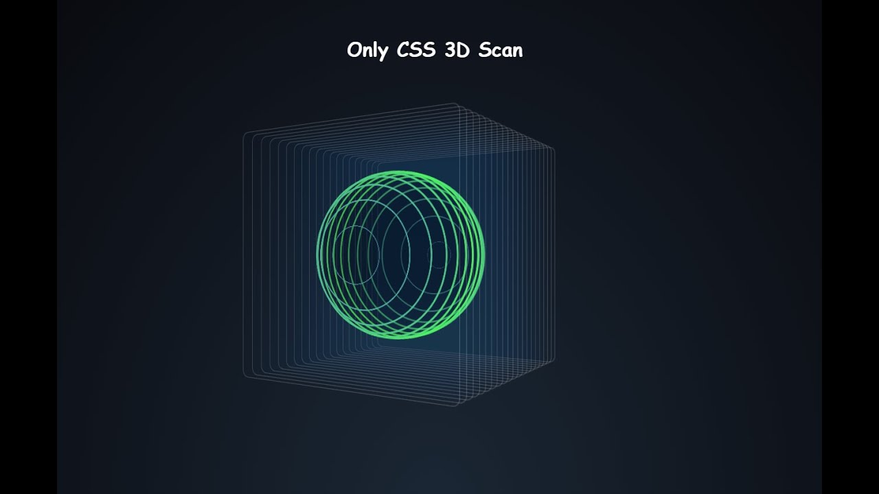 Only Css 3d Scan Create An Interactive 3d Particle Effect With Html