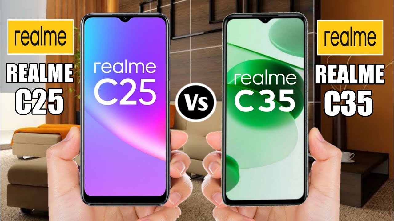 Realme C25 Vs Realme C35 Youtube