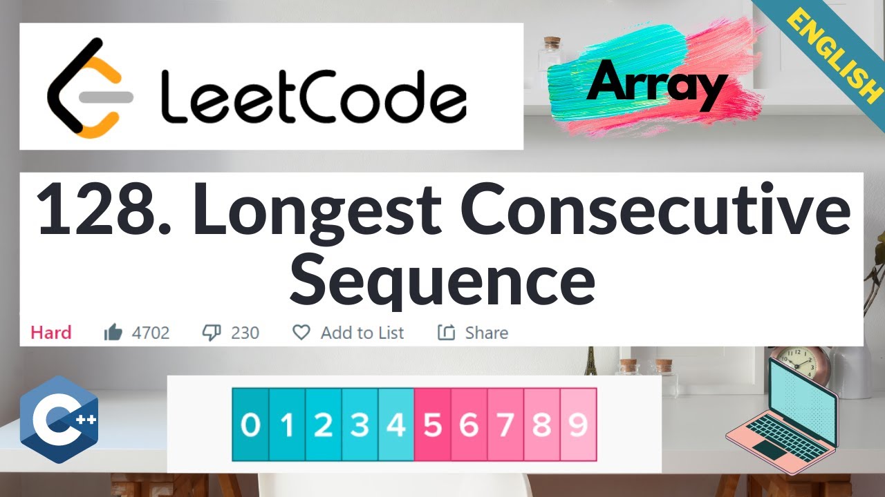 Leetcode 128 Longest Consecutive Sequence Hard Algorithm Explained