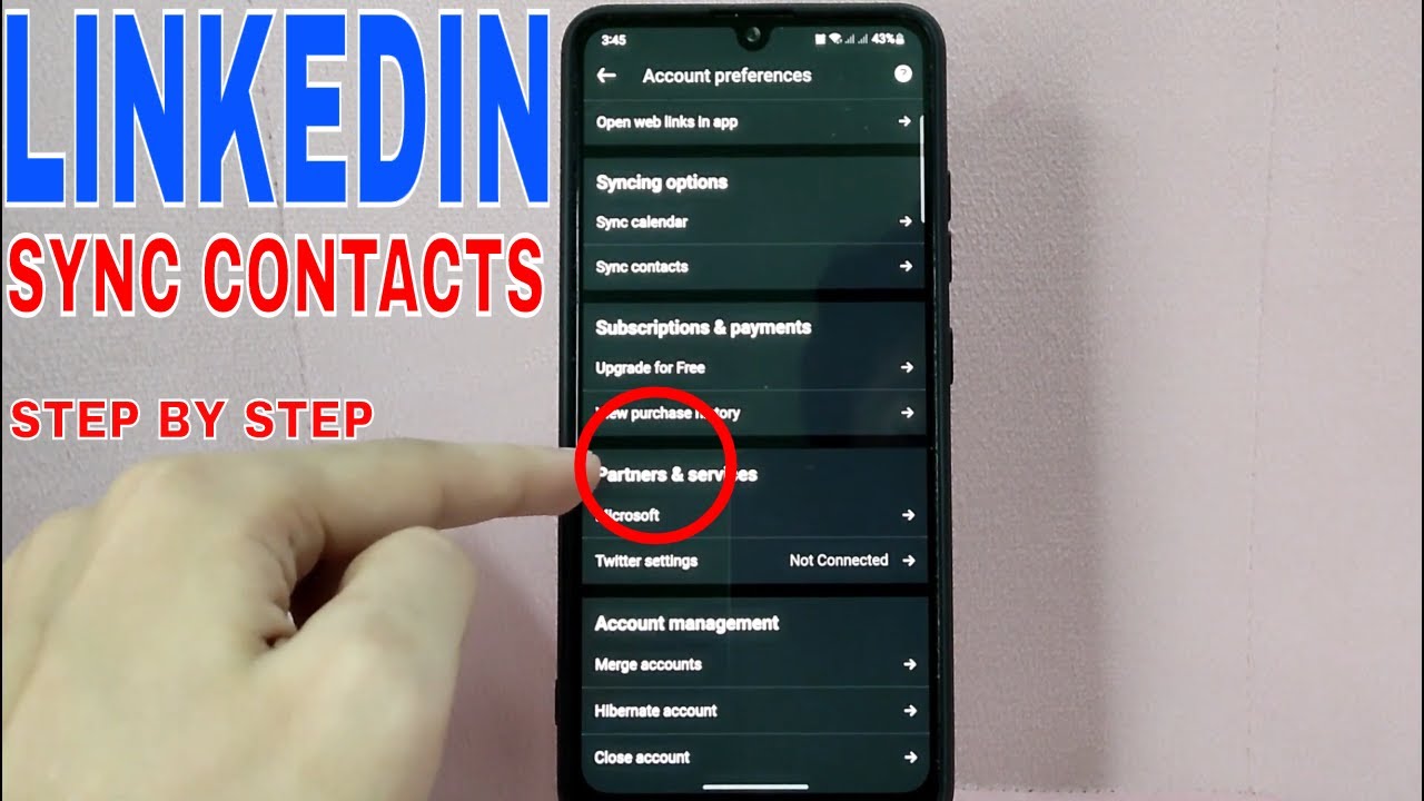 How To Sync Contacts On Linkedin рџ ґ Youtube