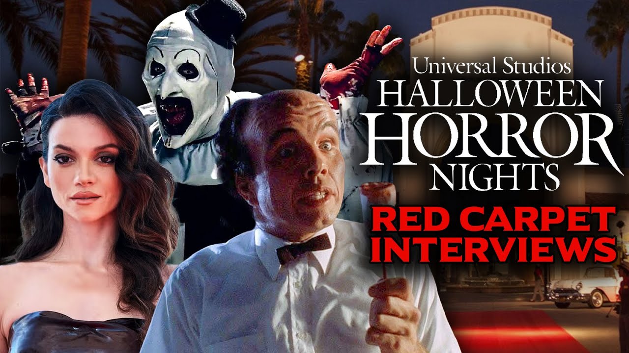 Halloween Horror Nights 2025 Live Red Carpet Interviews Youtube