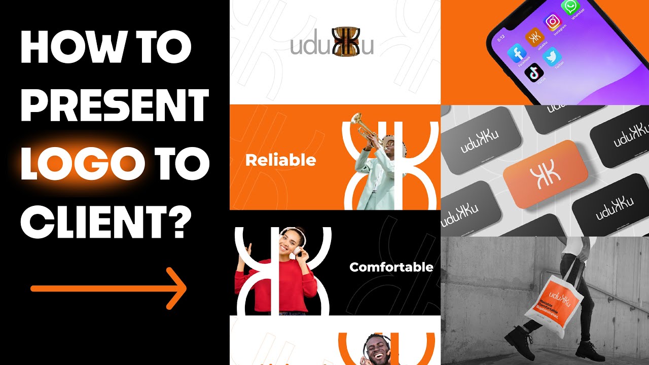 How To Send Logo Design To Client Full Brand Presentation Shown