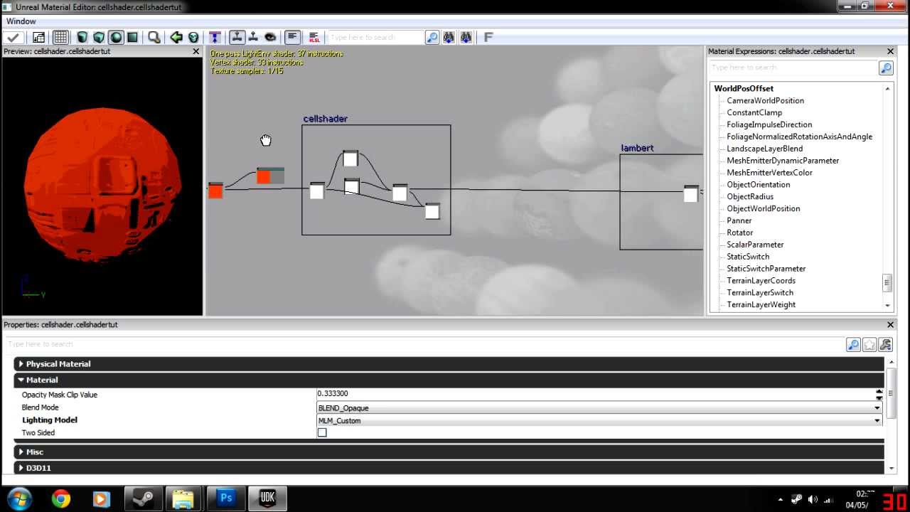 Udk Cell Shading Tutorial Youtube