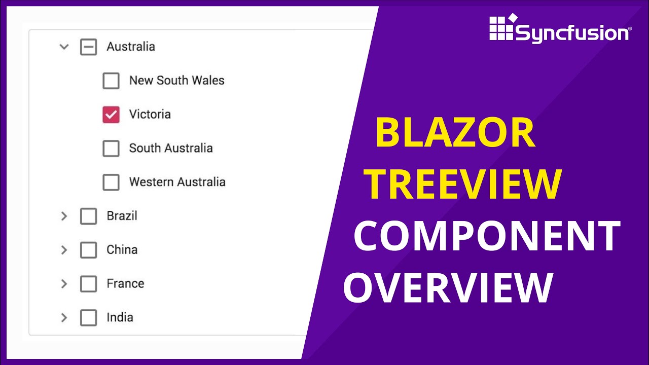 Overview Of Blazor Treeview Component Youtube