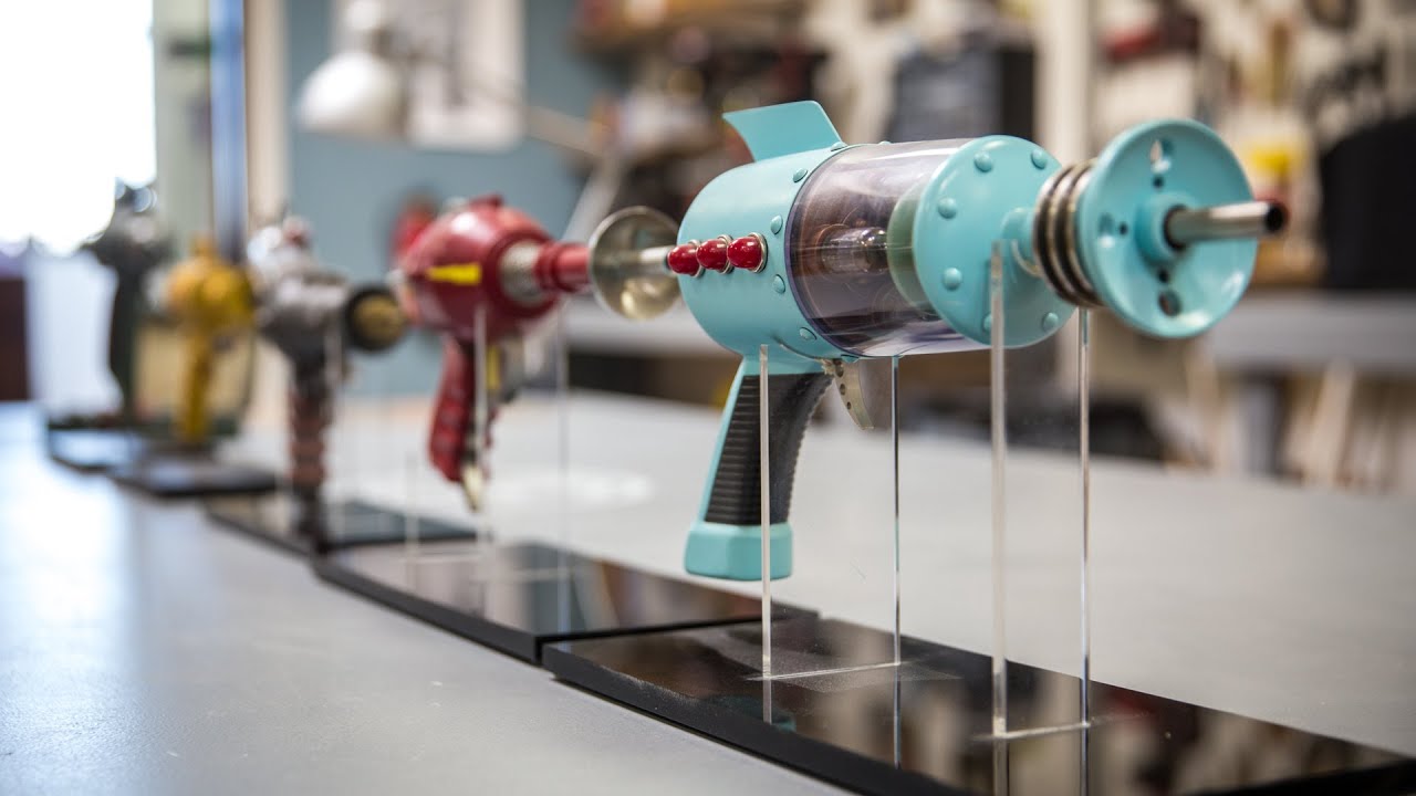 Adam Savage Meets Sci Fi Ray Gun Replicas Youtube
