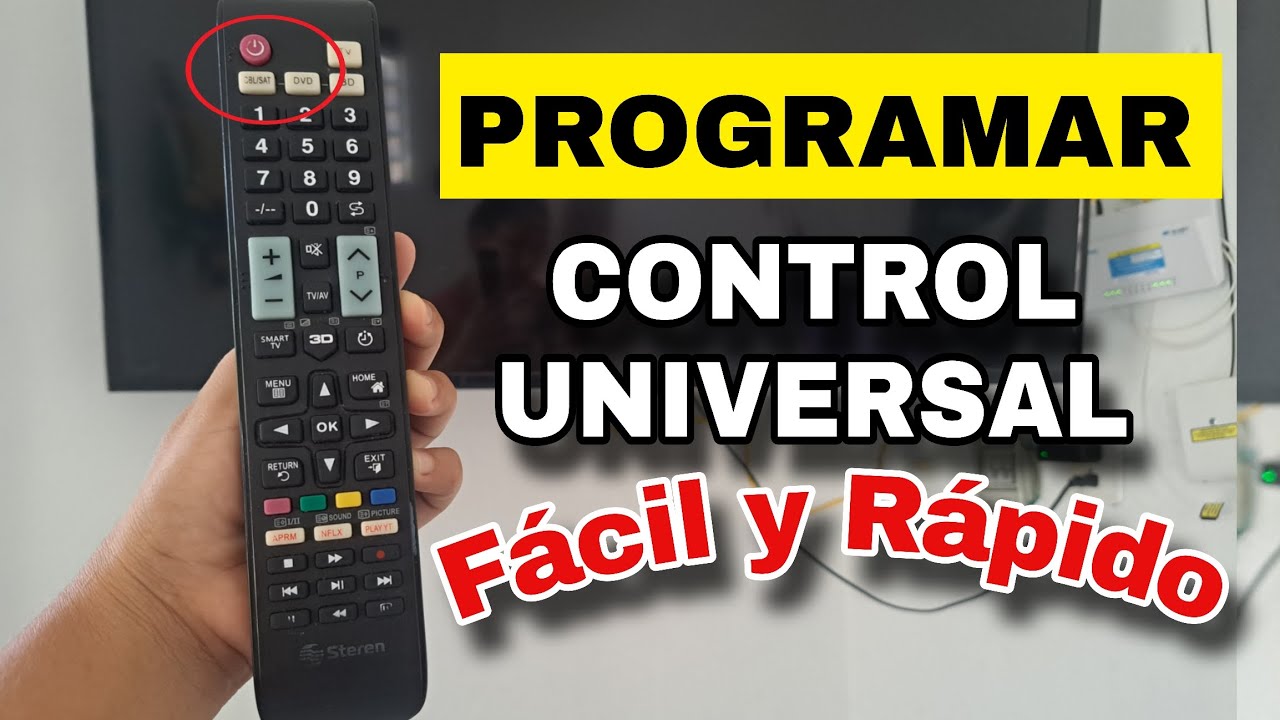 Como Programar Control Remoto Universal Configurar Control Remoto
