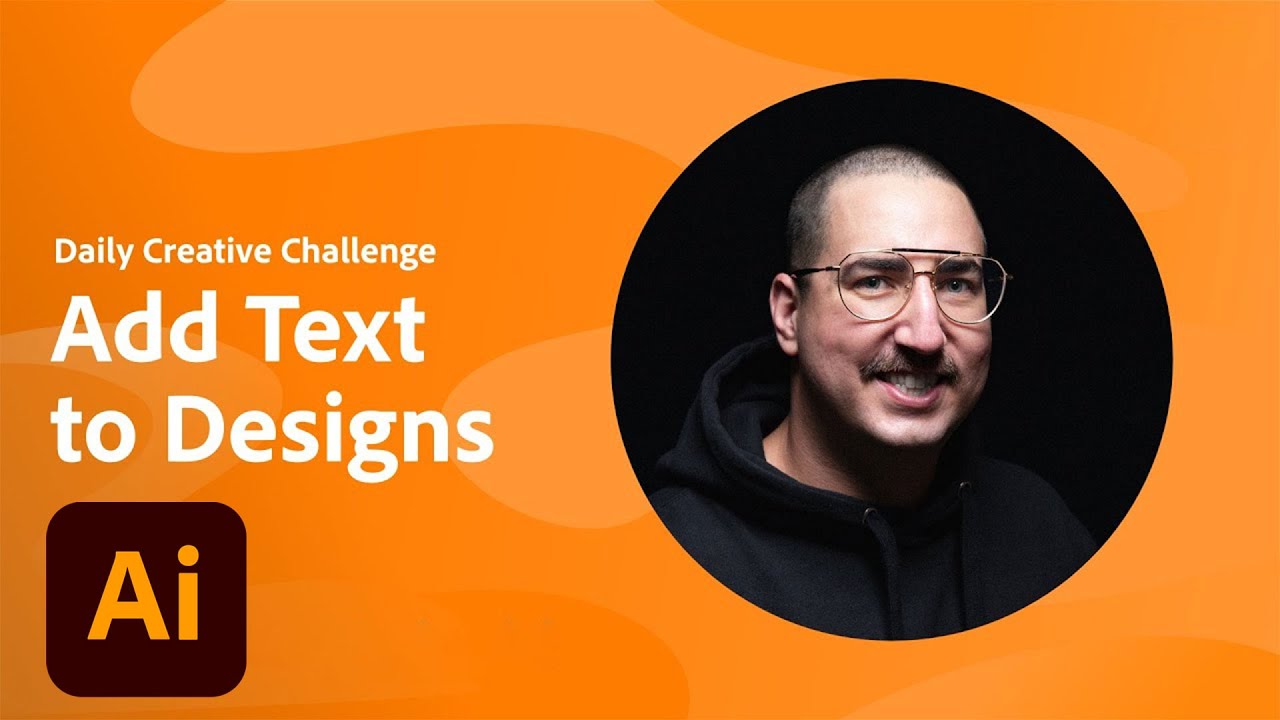 Illustrator Daily Creative Challenge Add Text To Designs Adobe