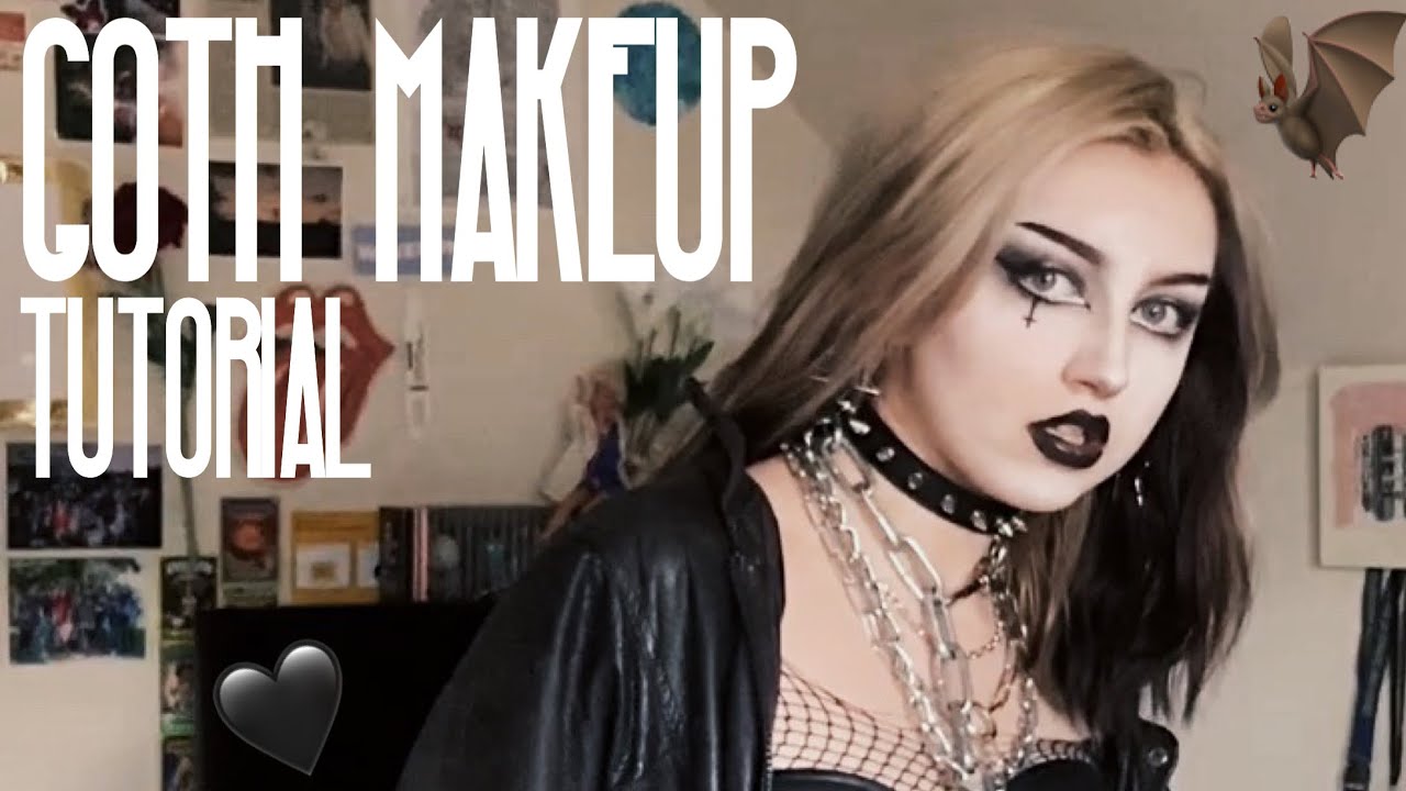 My Goth Makeup Tutorial рџ Youtube