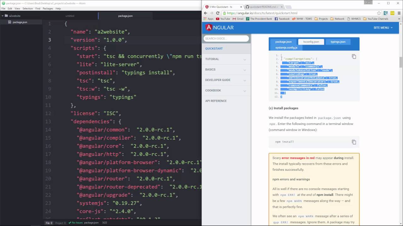 Learn How To Build Simple Website With Angular 2 Part 2 Youtube