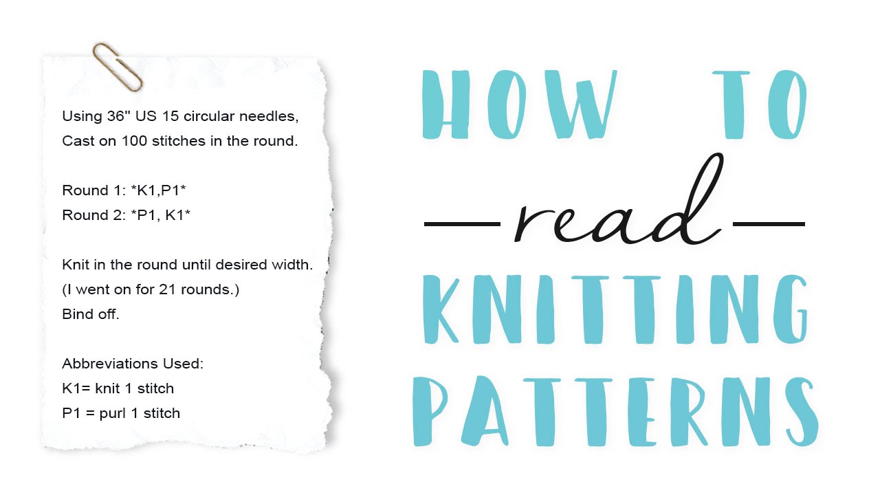 Tutorial How To Read A Knitting Chart Knotions 44 Off