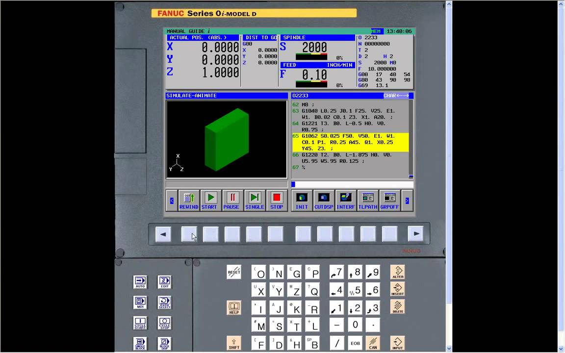 Fanuc Milling Program Examples
