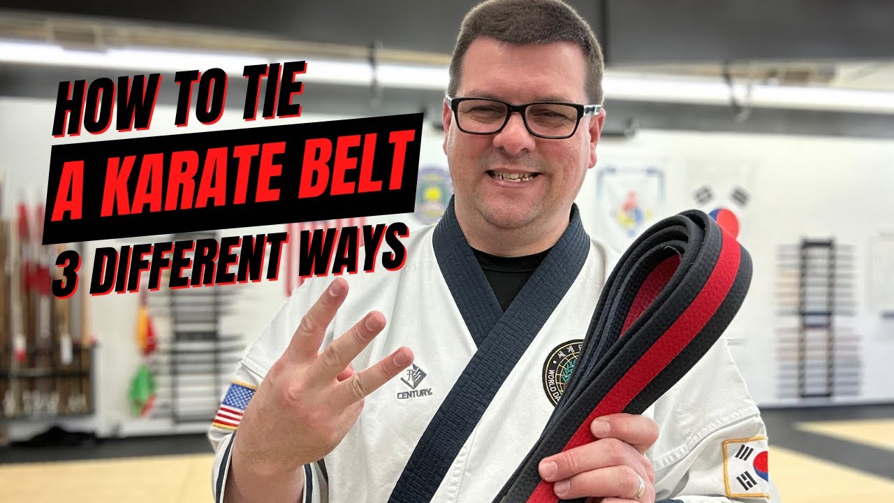 How To Tie A Karate Belt 3 Different Ways Youtube
