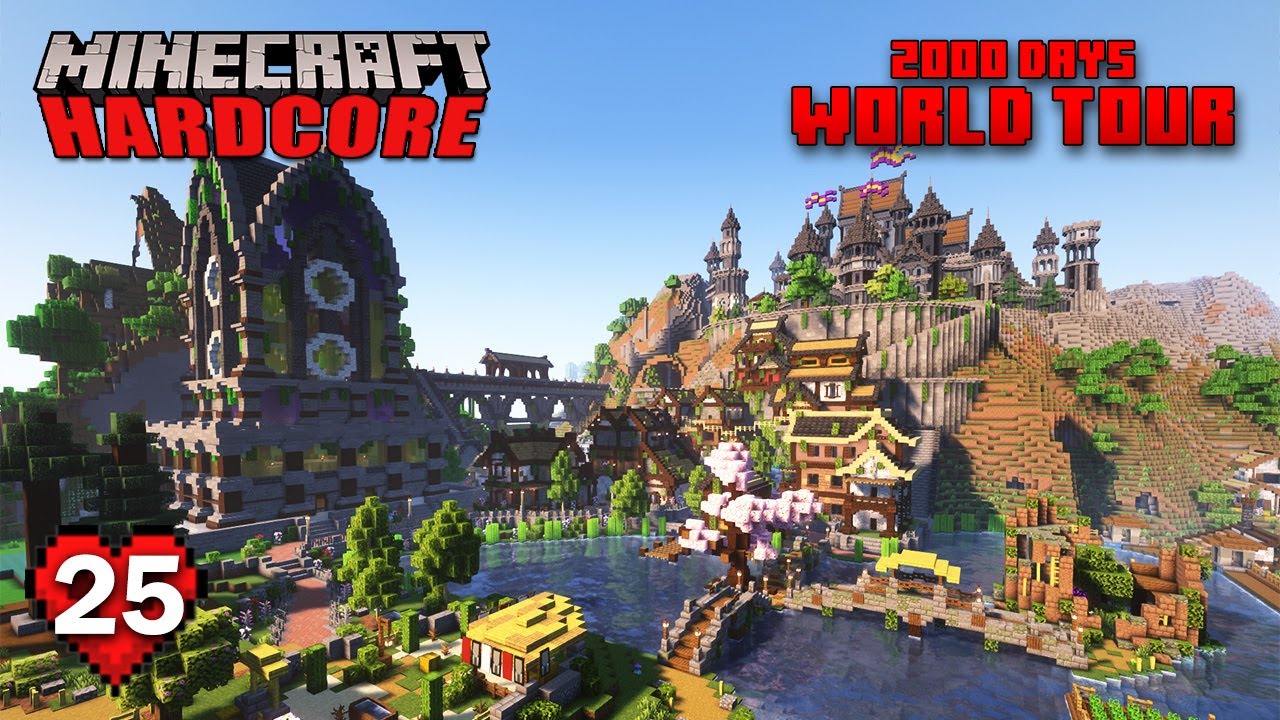 2000 Days Minecraft Hardcore World Tour Minecraft Survival Hardcore