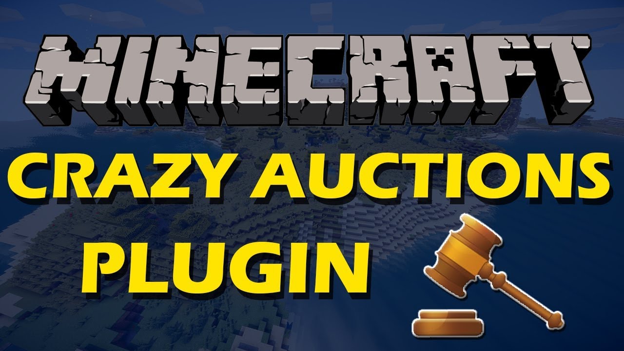 How To Sell Your Items In Minecraft Using Crazy Auctions Plugin Youtube